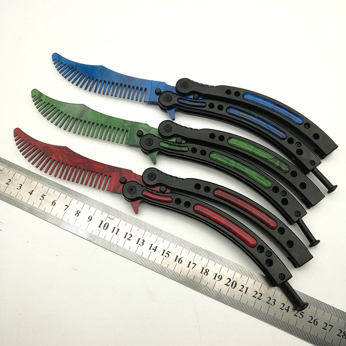 Butterfly knife practice comb – Tactical Comb